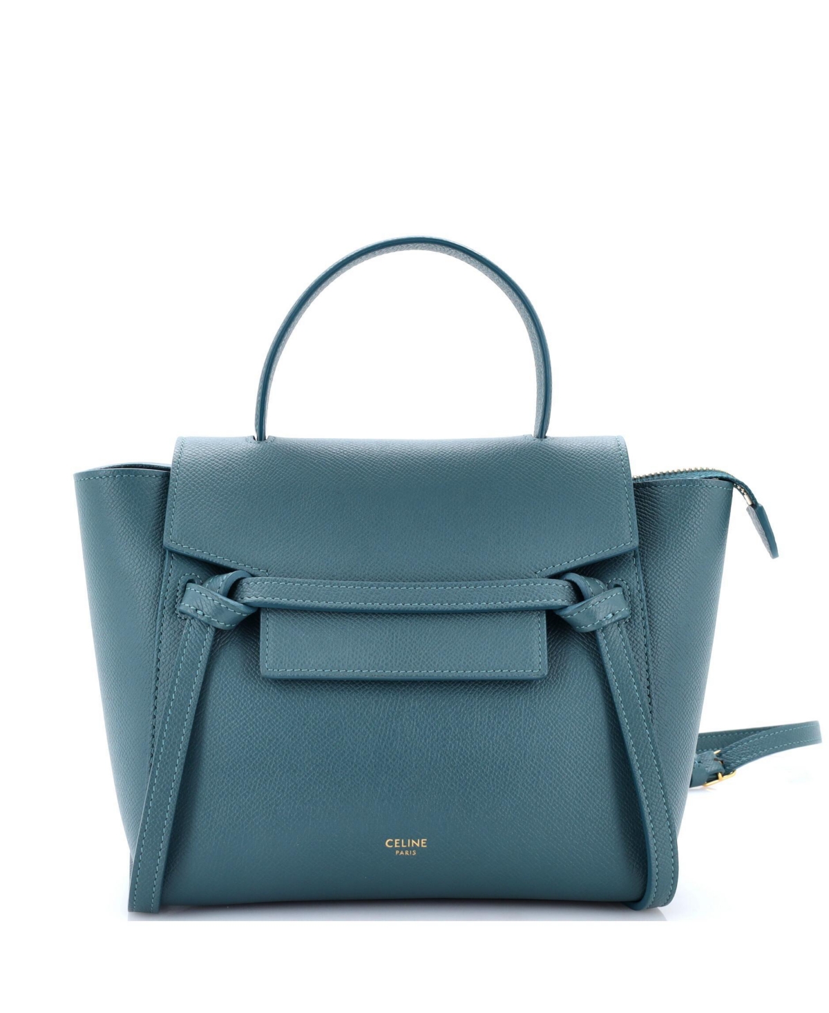 Click here for Pre-Owned Celine Nano Belt Bag Textured Leather -... prices