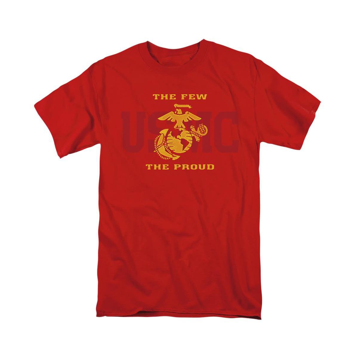 Click here for Us Marines Mens Corps Split Tag T-Shirt - Red prices