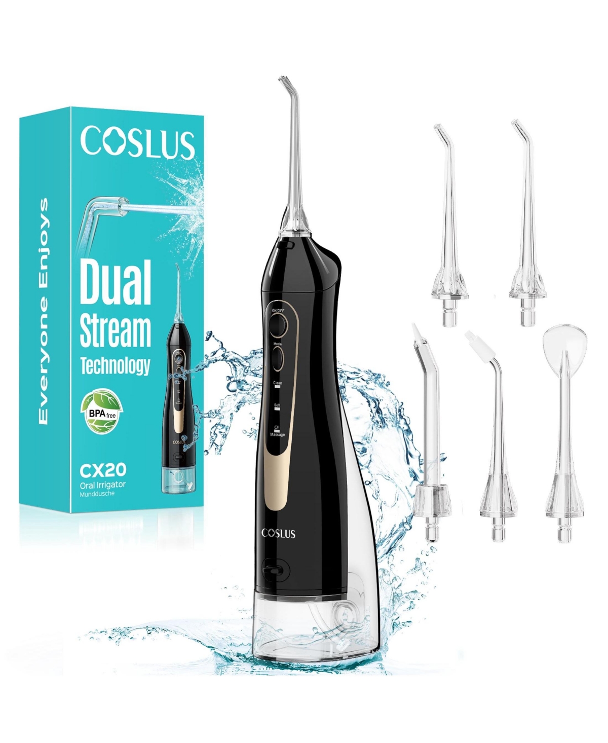 Click here for Coslus CX20 Water Flosser  300 Milliliters  IPX7... prices