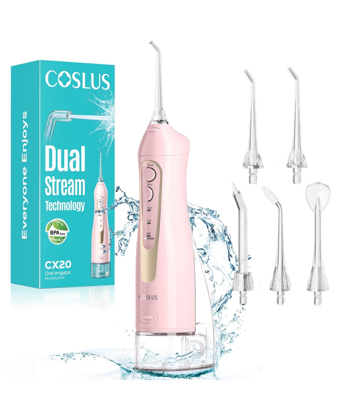 Click here for Coslus CX20 Water Flosser  300 Milliliters  IPX7... prices