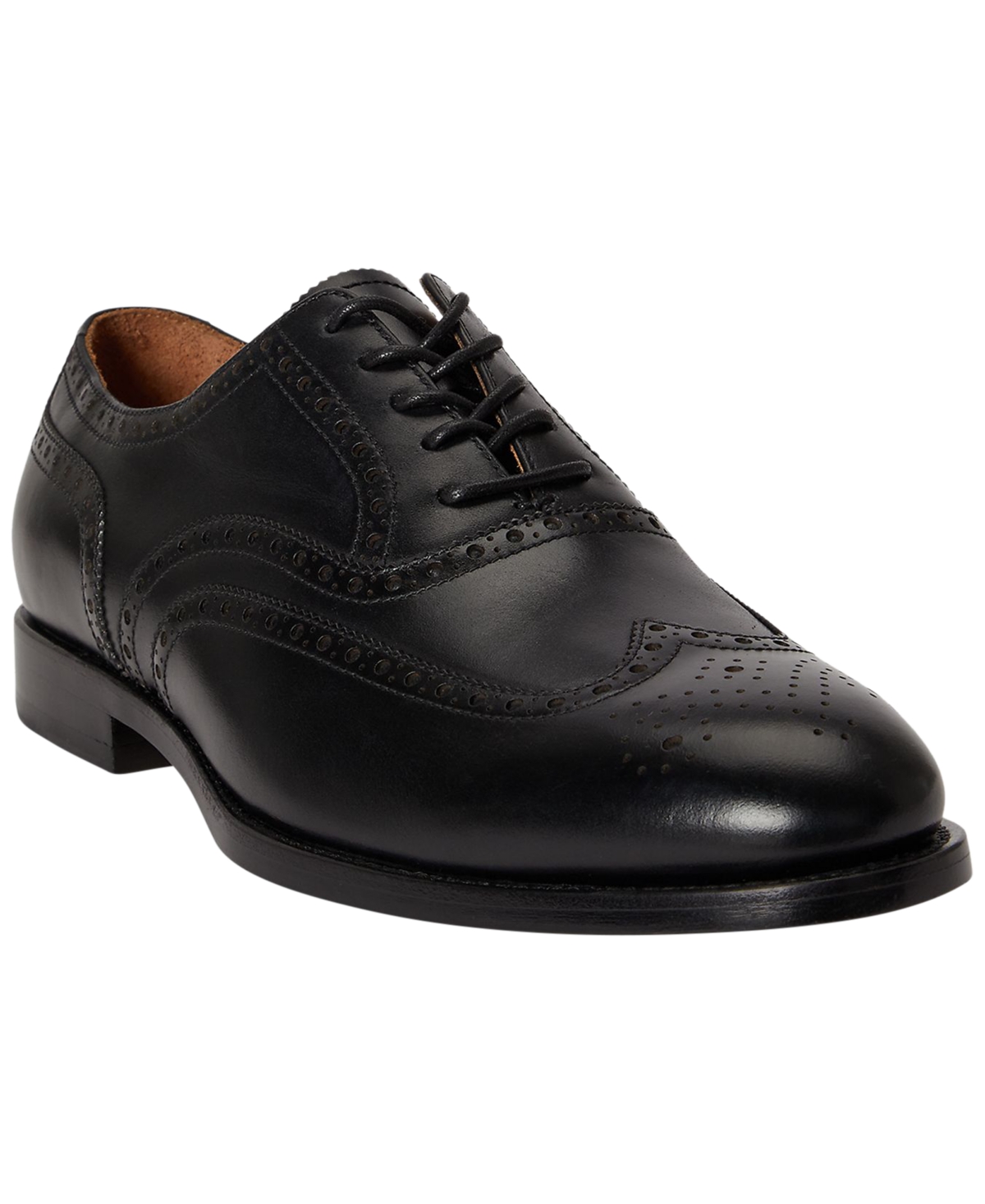 Click here for Polo Ralph Lauren Mens Leather Owen Wingtip Round-... prices