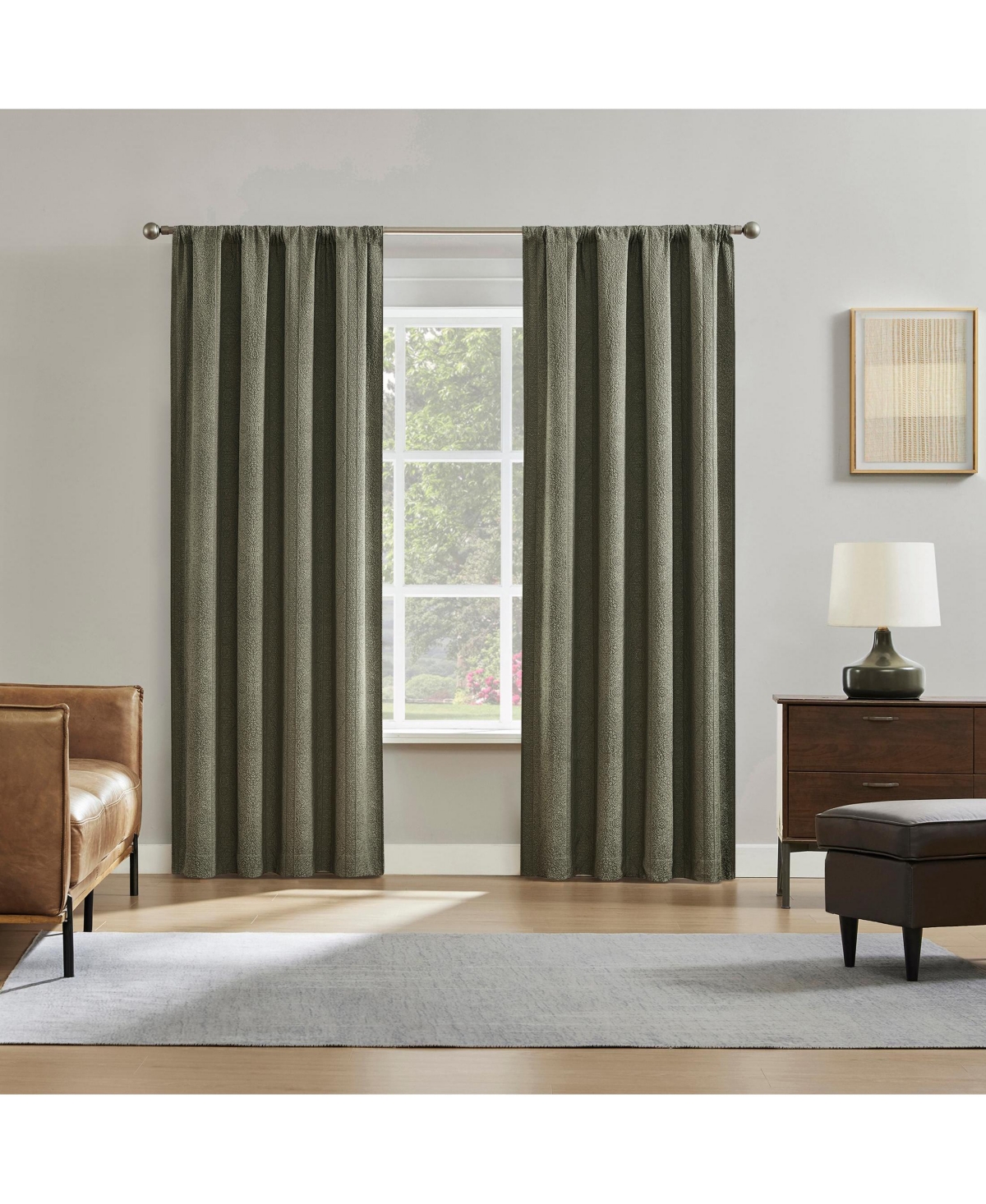 Click here for Sun Zero Medina Woven Damask Medallion Blackout Ro... prices