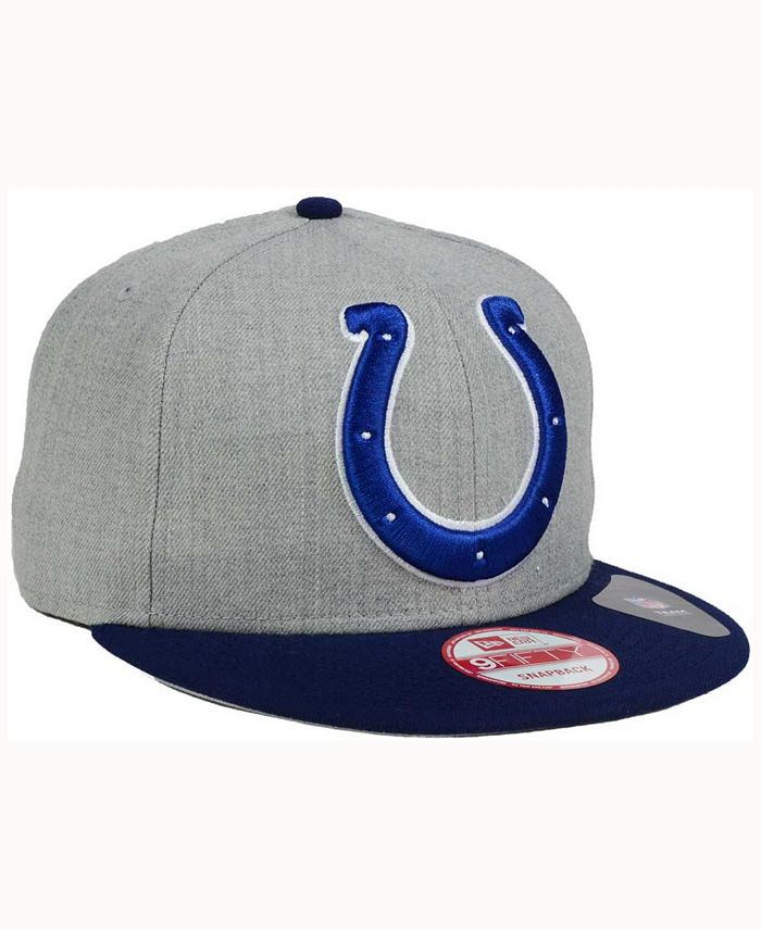 New Era Indianapolis Colts Heather Grand 9FIFTY Snapback Cap - Macy's
