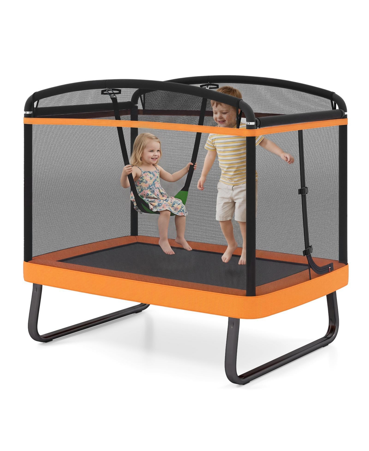 Click here for Gymax 6 Ft Kids Trampoline w/Swing Safety Enclosur... prices