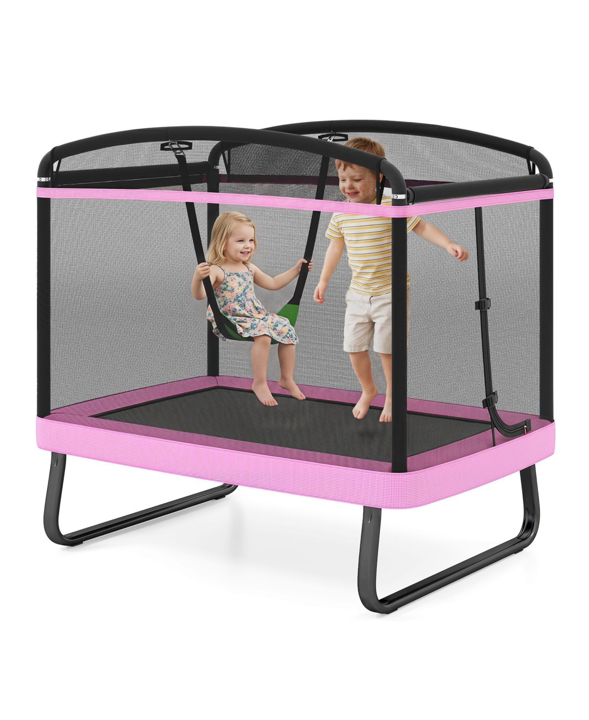 Click here for Gymax 6 Ft Kids Trampoline w/Swing Safety Enclosur... prices