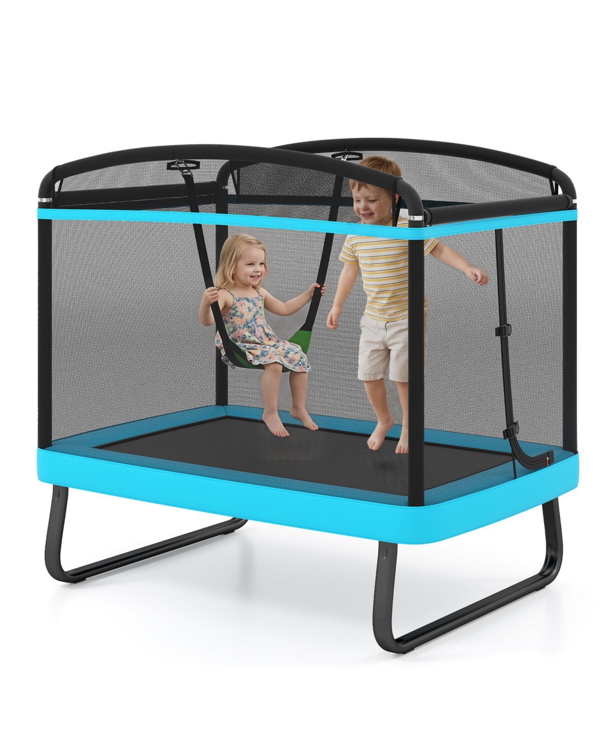 Click here for Gymax 6 Ft Kids Trampoline w/Swing Safety Enclosur... prices