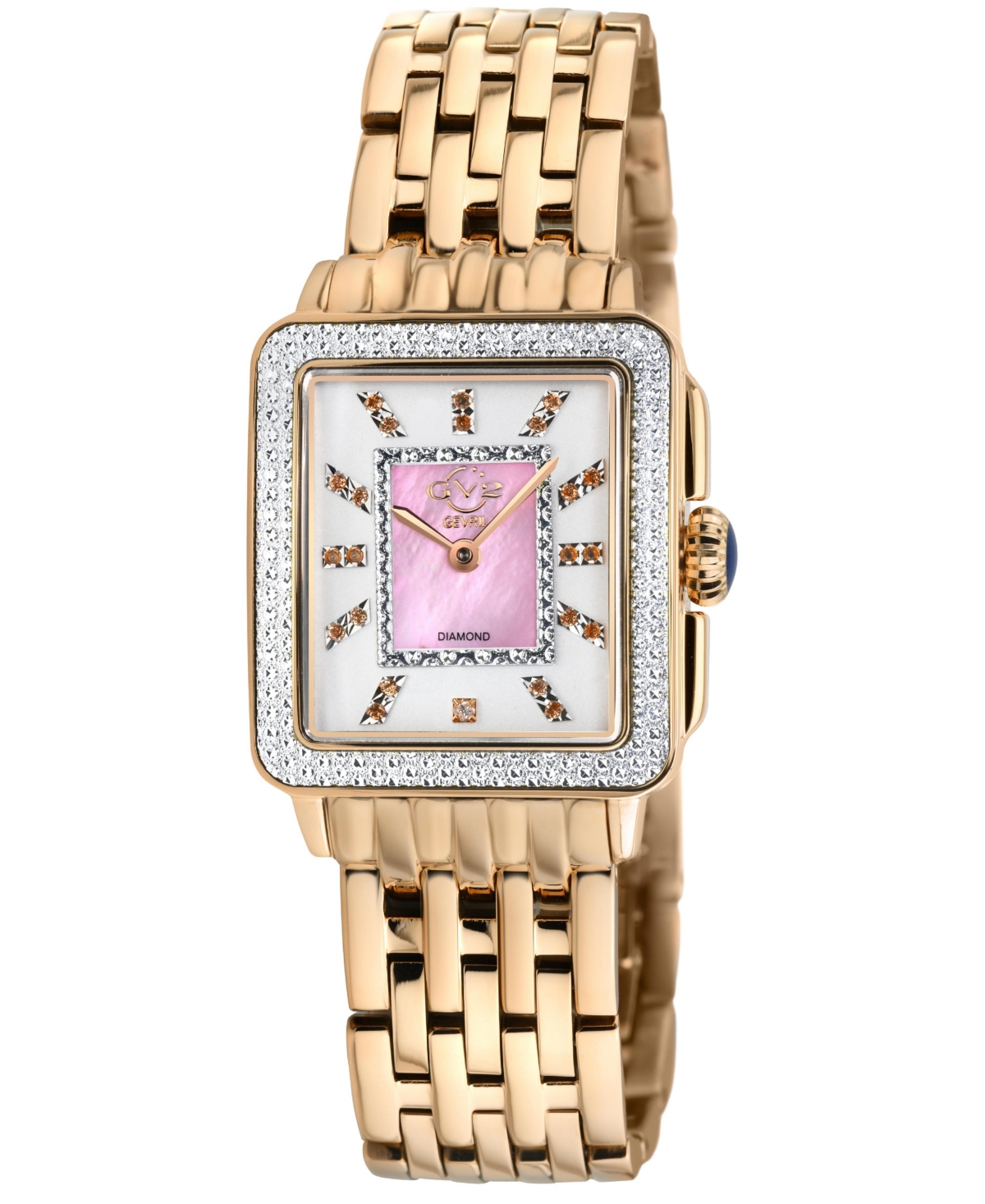 Click here for GV2 Womens Padova Gemstone Swiss Quartz Ip Rose St... prices