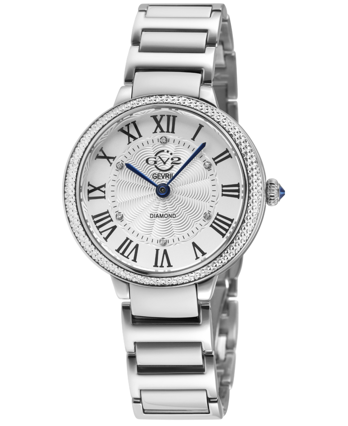 Click here for GV2 Womens Rome Brillante Swiss Quartz Silver Stai... prices