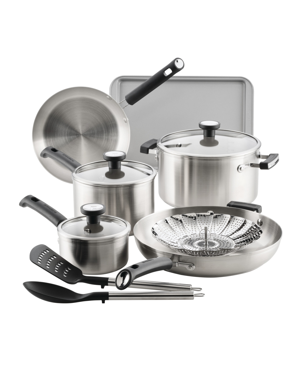 Click here for Farberware Stainless Steel 12-Piece Cookware Set -... prices
