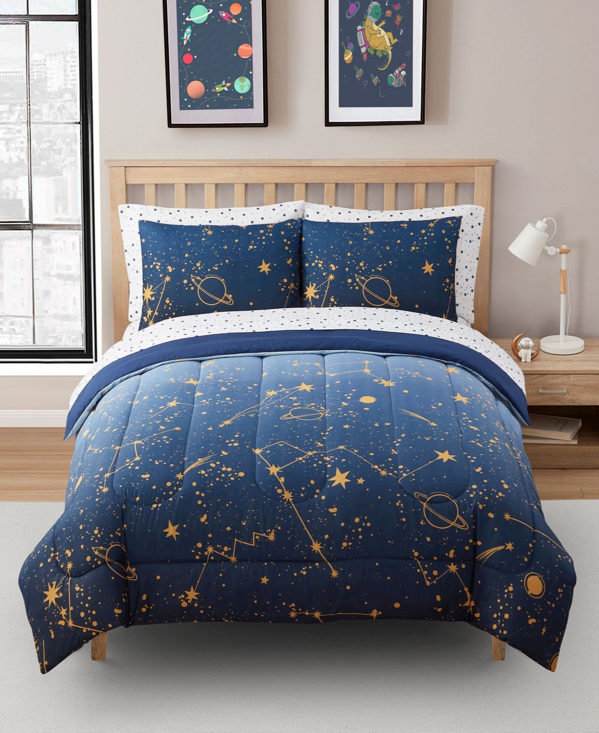 Click here for Sweet Home Collection Kids Galaxy 7-Piece Comforte... prices