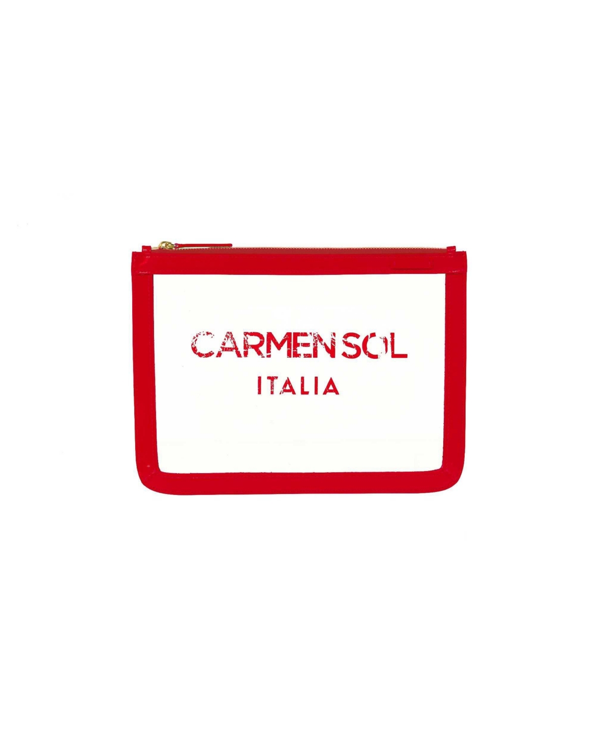 Click here for Carmen Sol Womens Firenze Clear Pochette Clear - R... prices