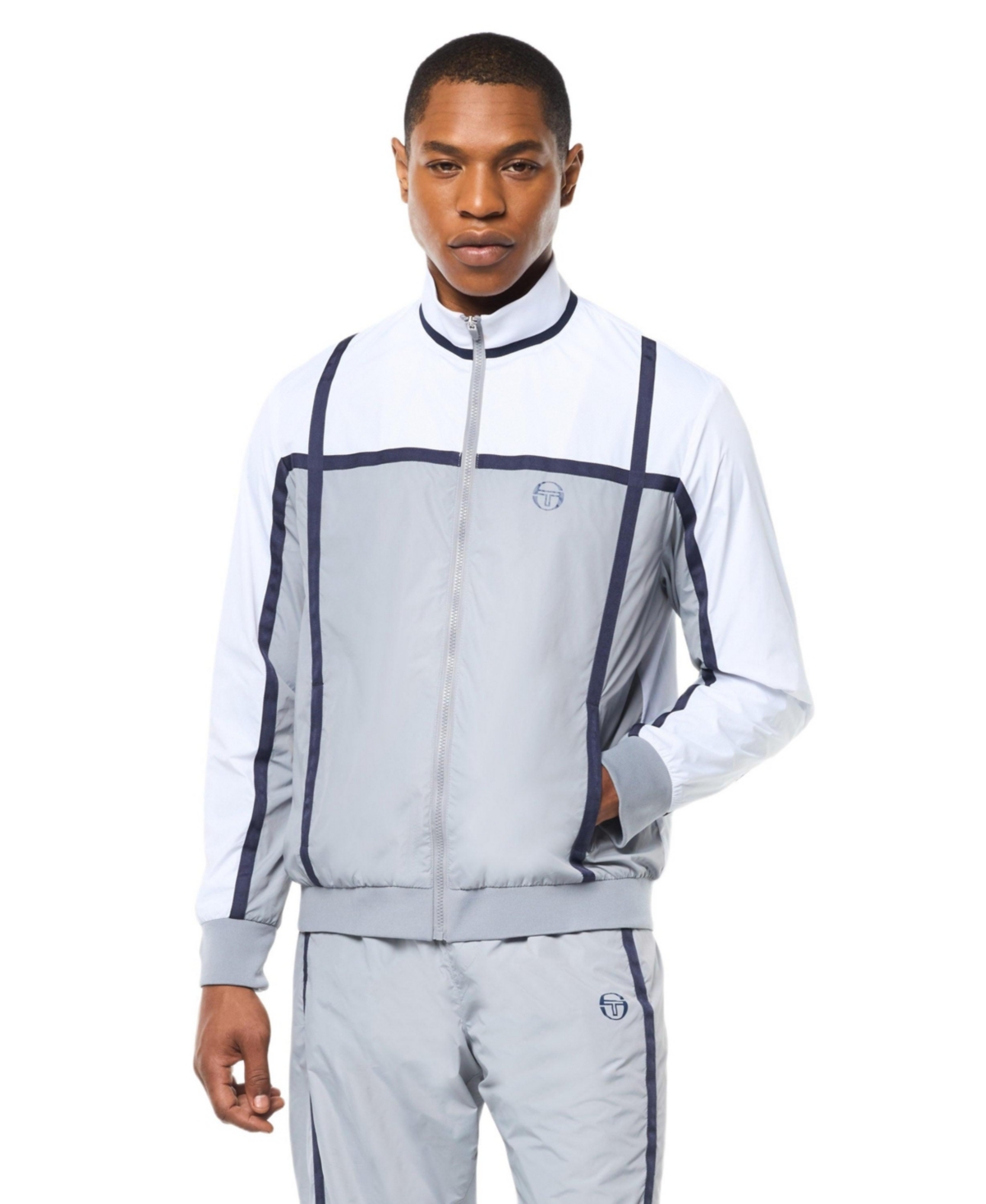 Click here for Sergio Tacchini Mens Campo Court Track Jacket - Qu... prices