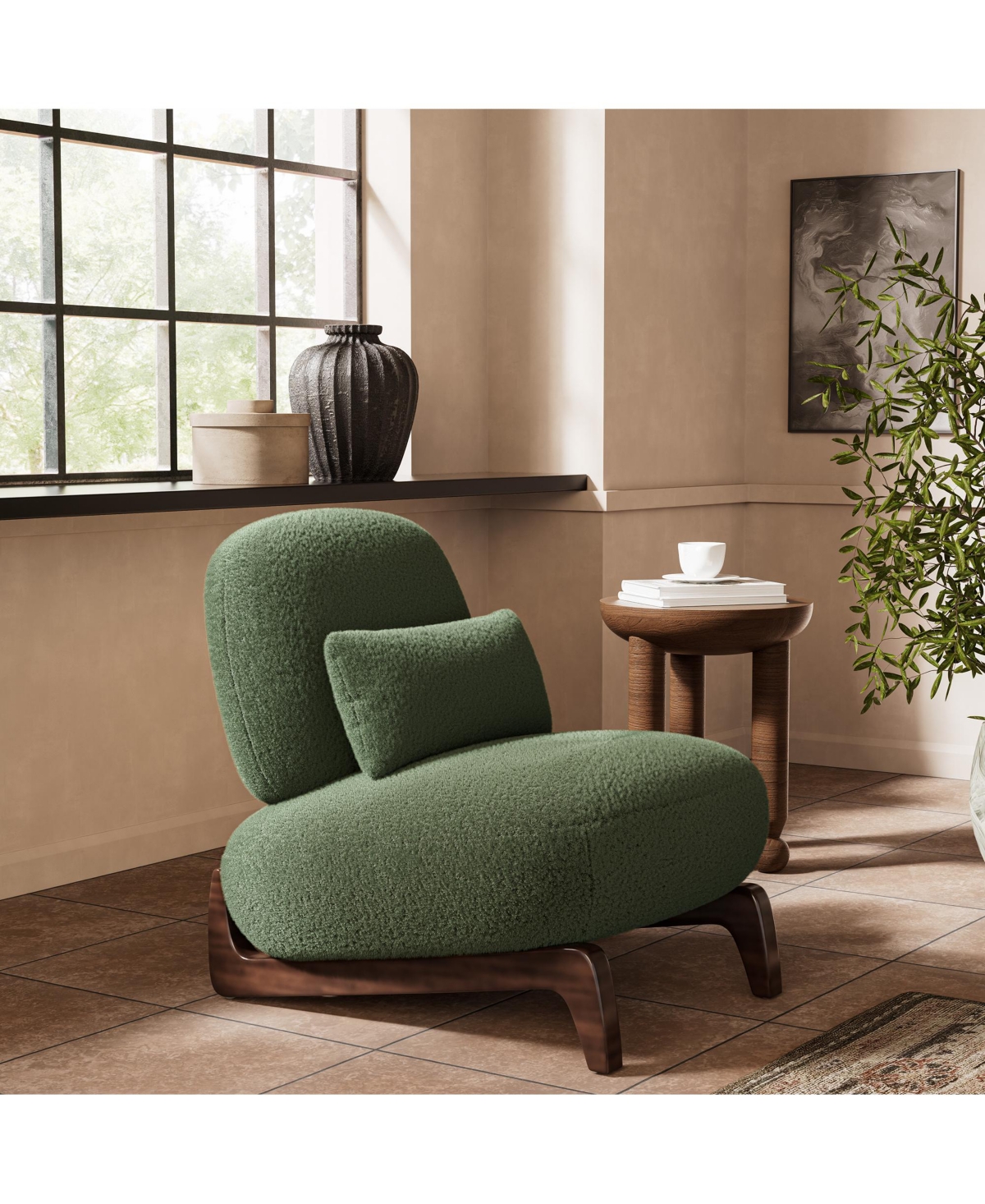 Click here for Morden Fort Cloud-Soft Comfort Armless Accent Chai... prices