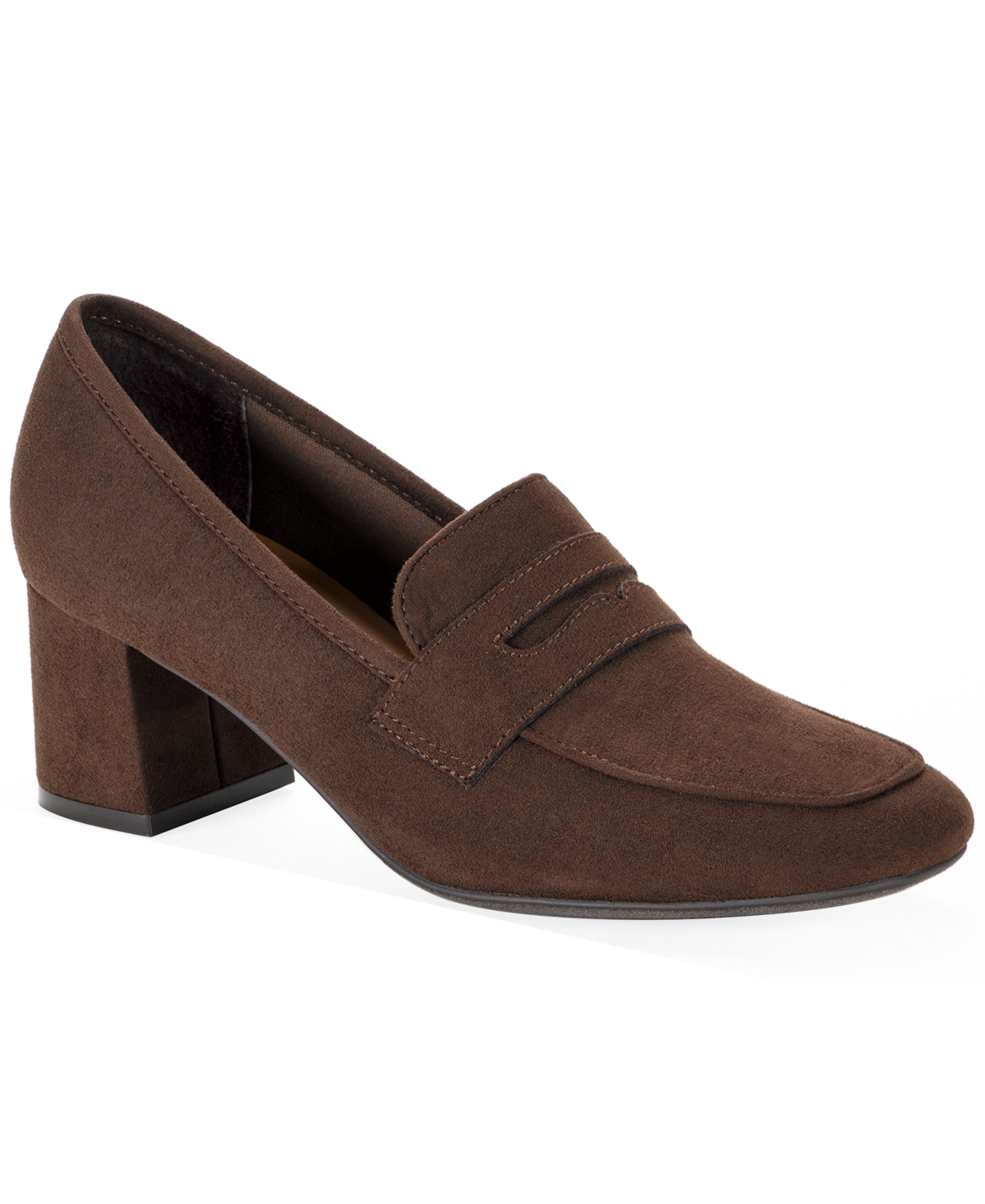 Click here for Style & Co Womens Reacher Round Toe Loafer Pumps... prices