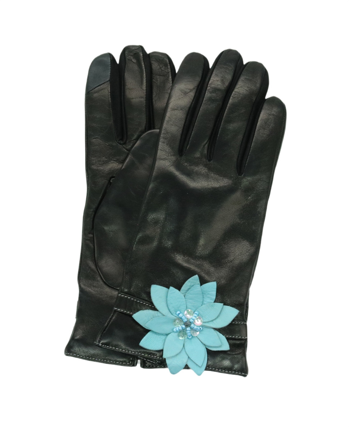 Click here for Portolano Tech Leather Gloves - Black  Pond prices
