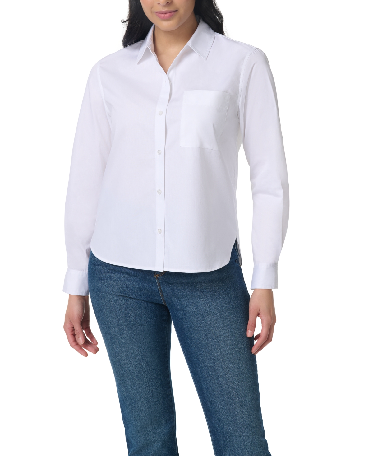 Click here for Gloria Vanderbilt Womens Livia Cotton Point Collar... prices