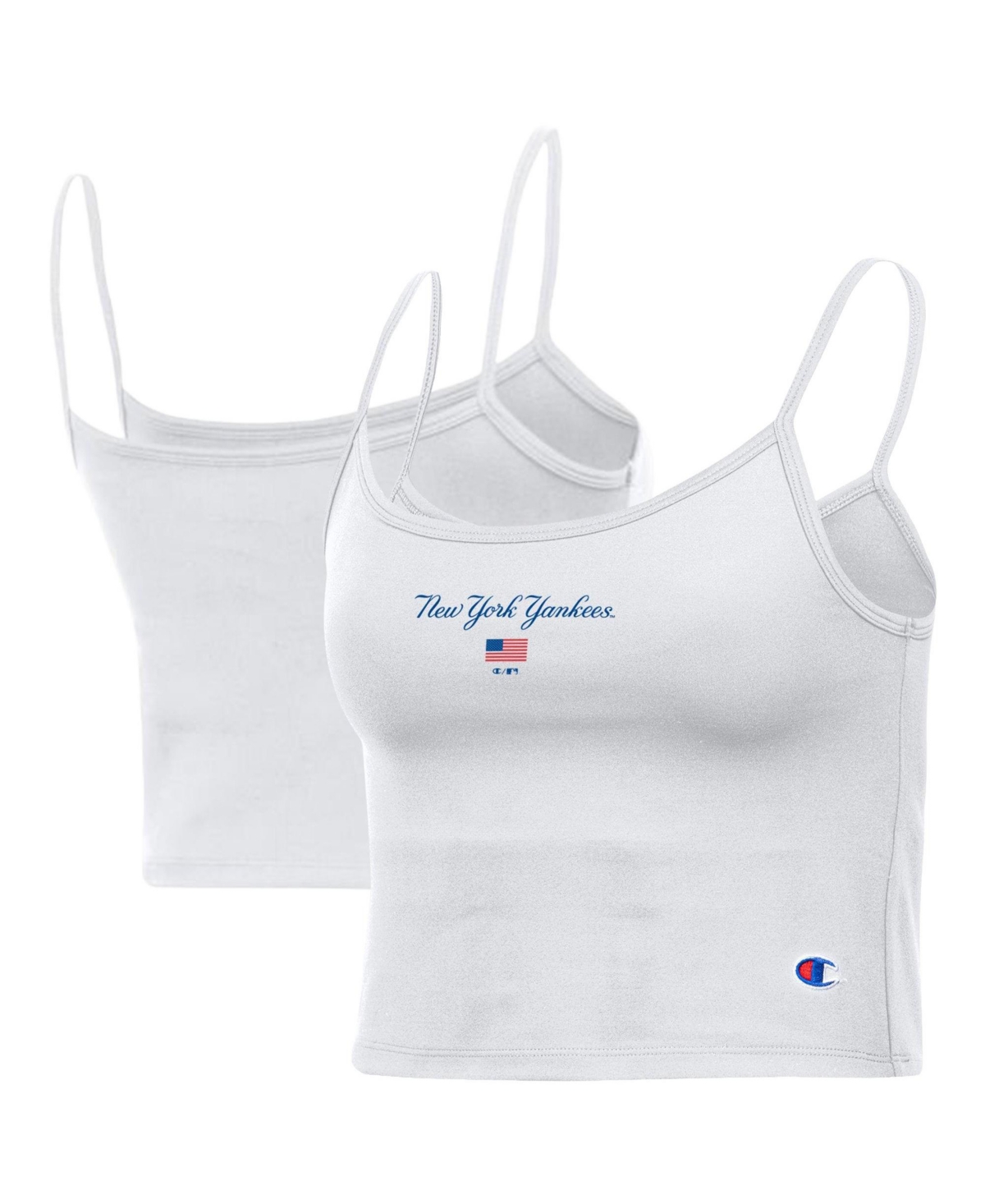 Click here for Champion Womens New York Yankees Scoop Neck Built-... prices