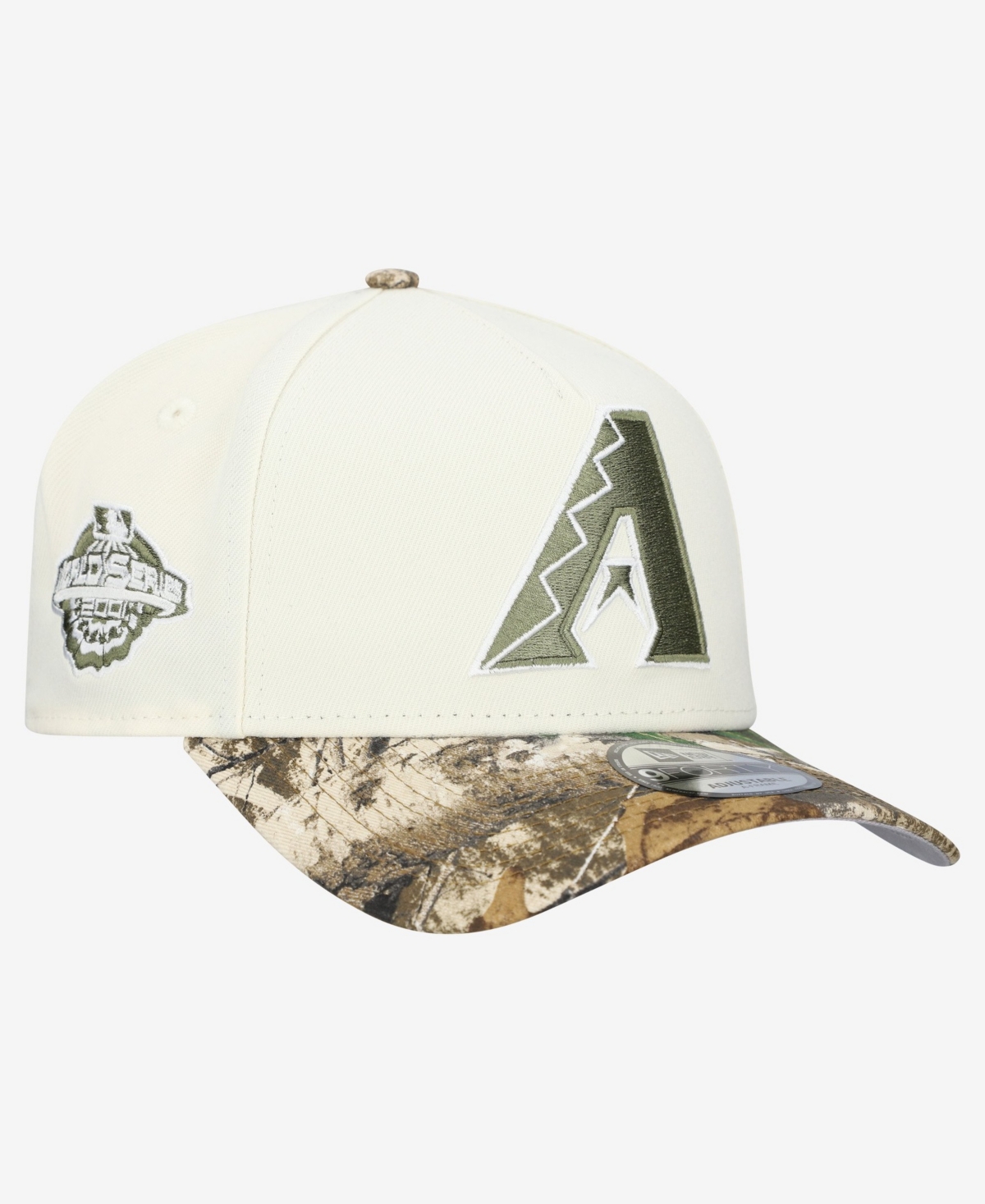 Click here for New Era Mens Khaki/Realtree Camo Arizona Diamondba... prices