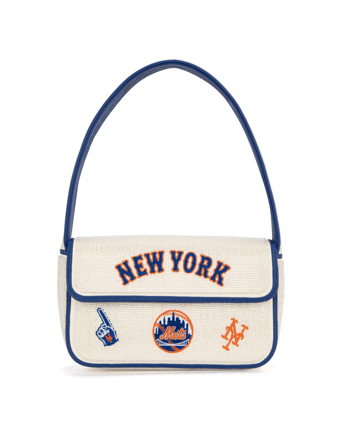 Click here for Montana West New York Mets Beaded Bag - Blue prices