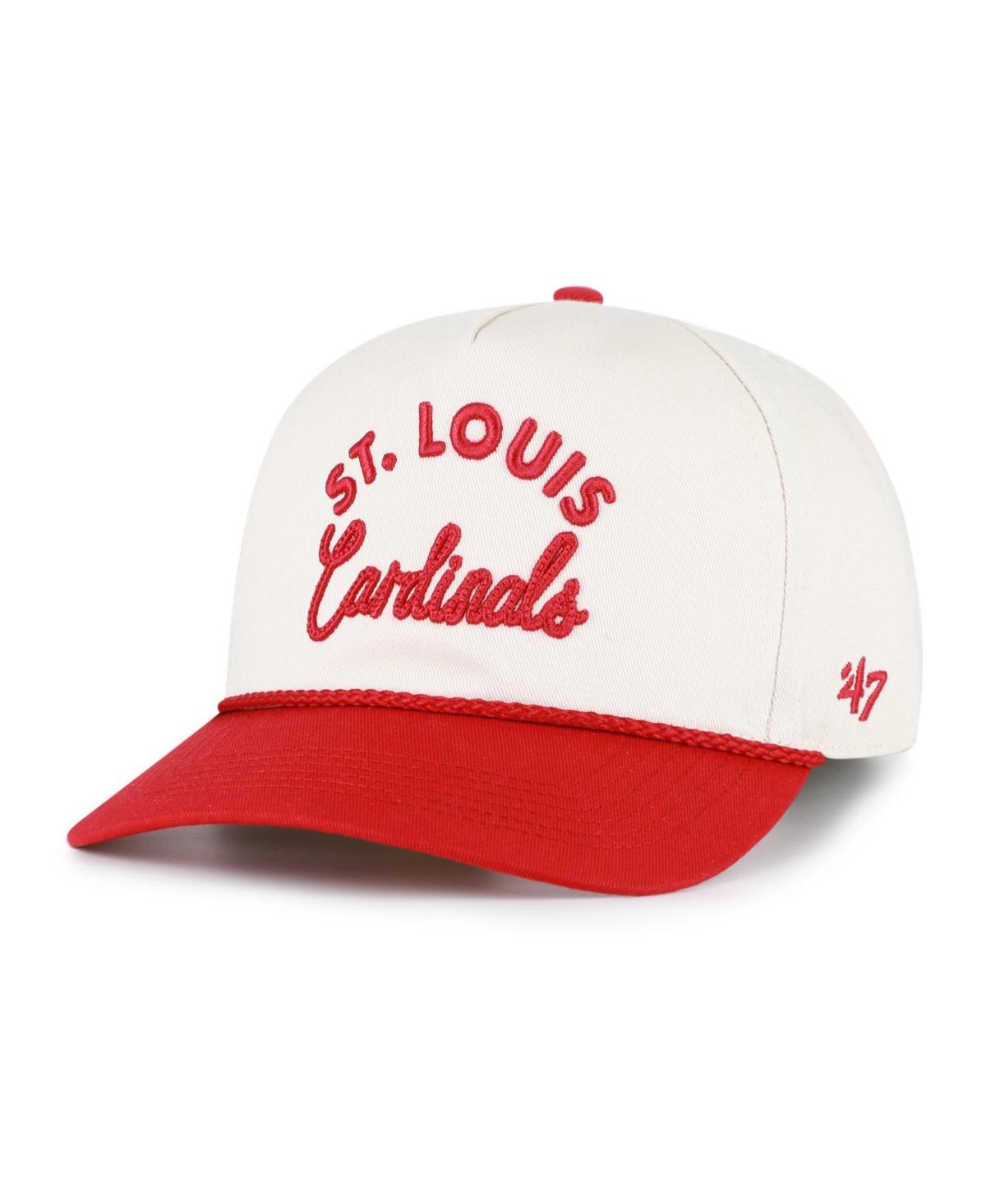 Click here for 47 Brand Mens Natural/Red St. Louis Cardinals Rope... prices