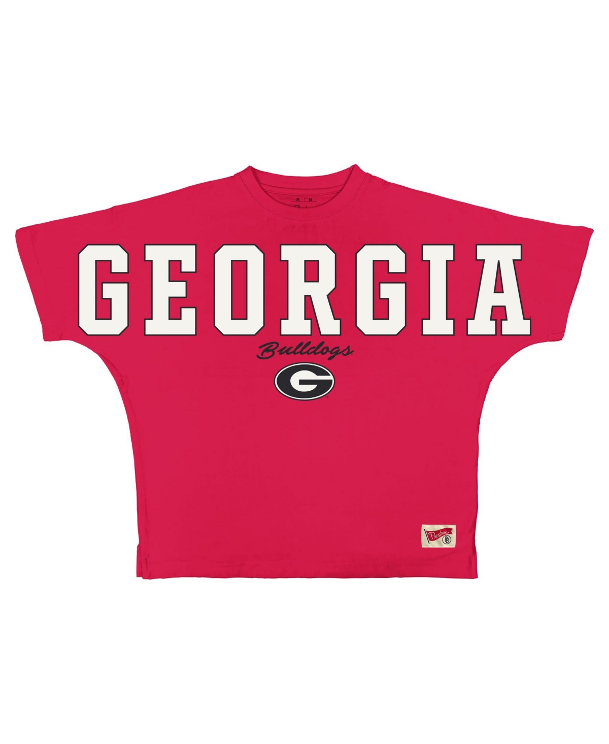 Click here for Pressbox Womens Georgia Bulldogs Flannigan Oversiz... prices