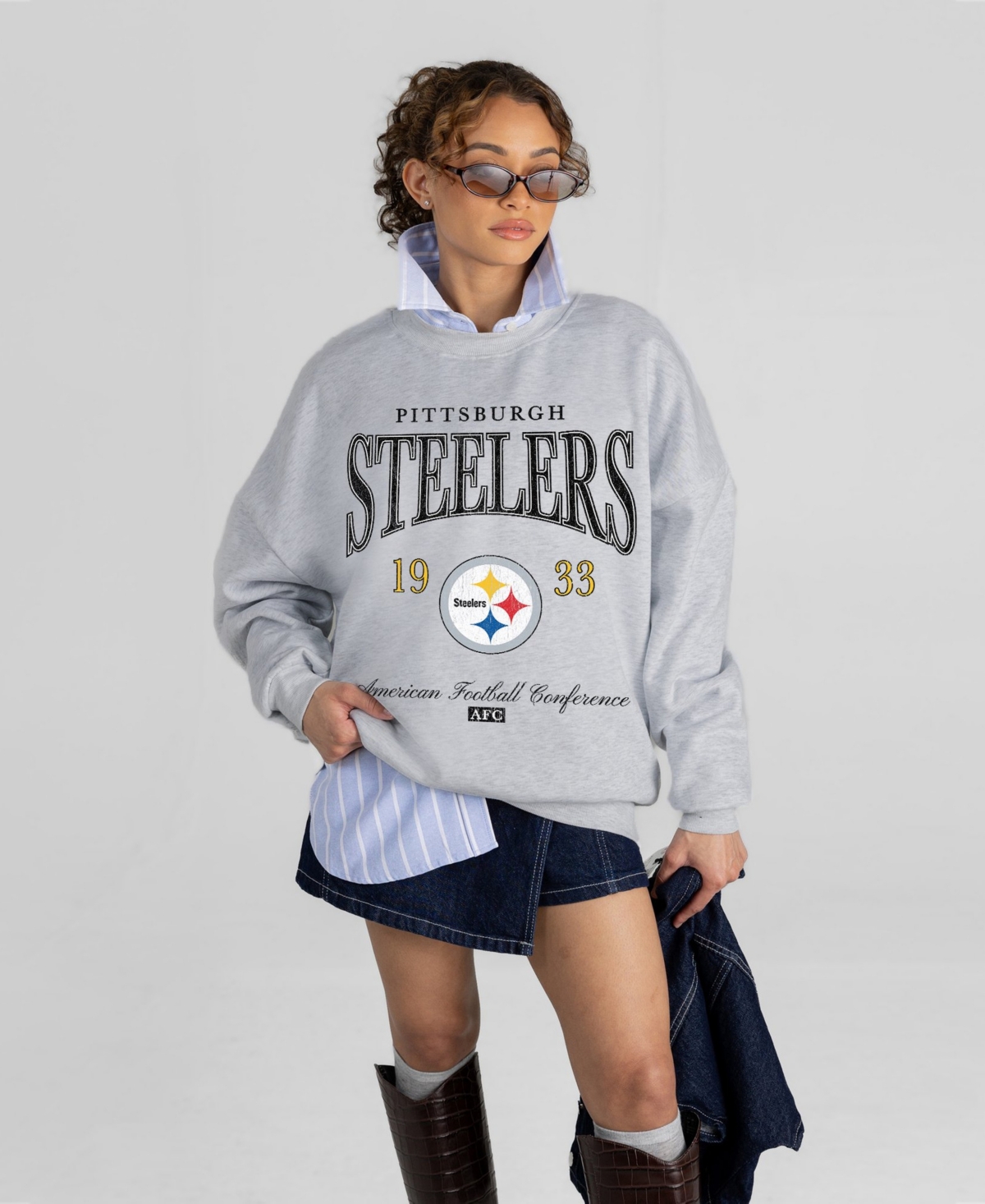 Click here for Gameday Couture Womens Ash Pittsburgh Steelers Ins... prices