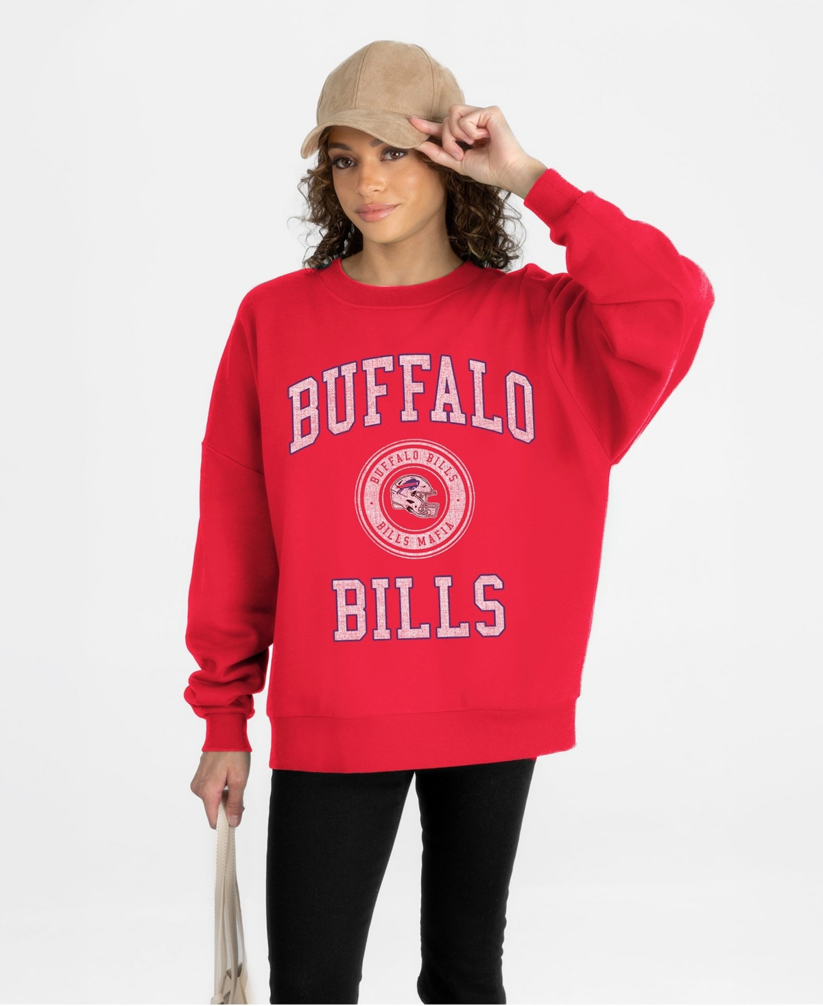 Click here for Gameday Couture Womens Buffalo Bills Oversized Dro... prices
