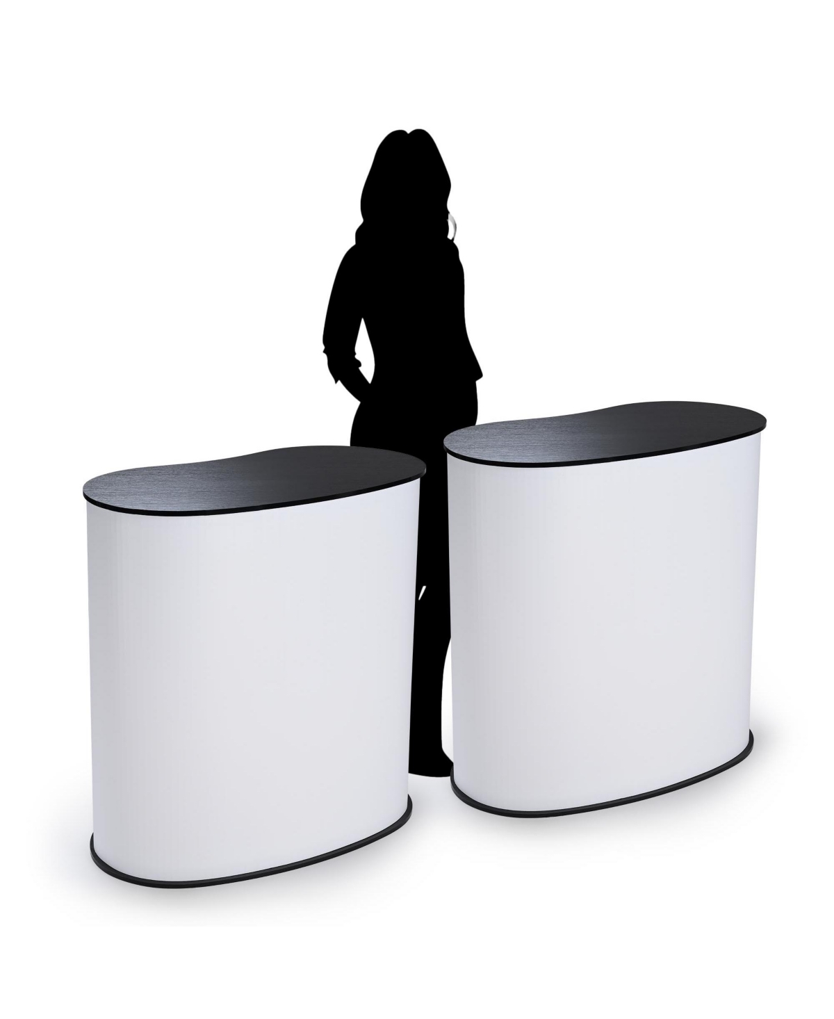 Click here for Yescom 2 Pack Portable Tradeshow Podium Table Disp... prices