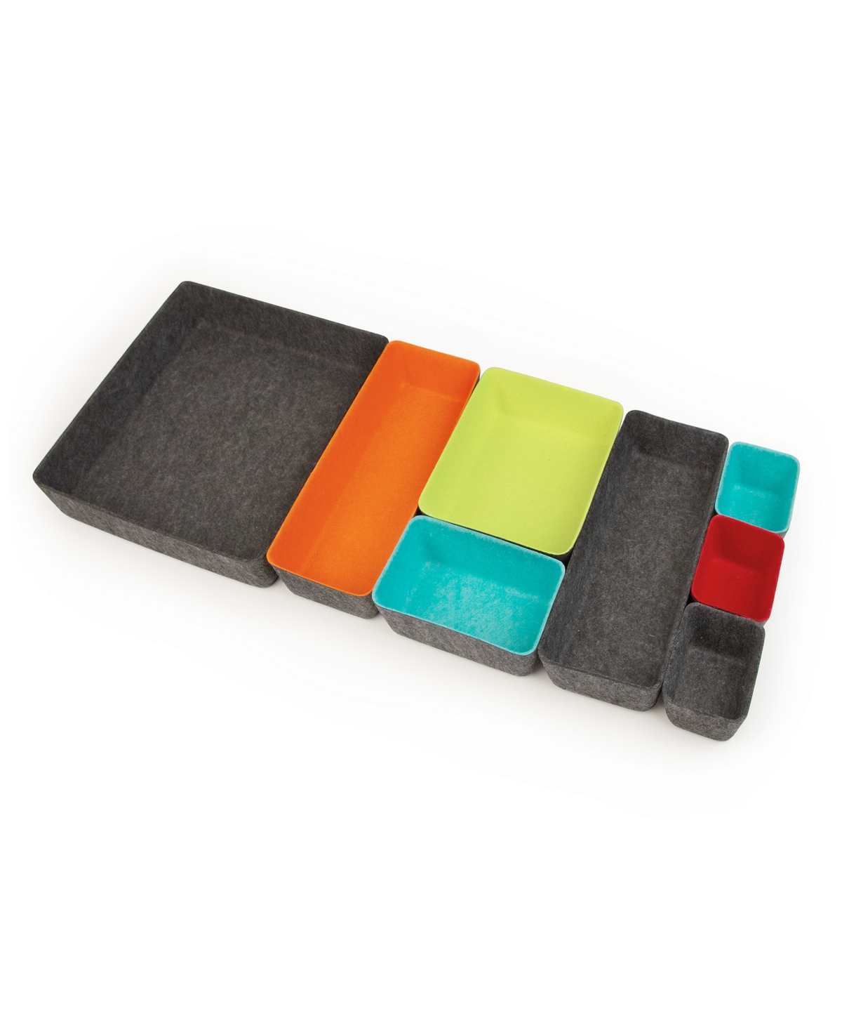 Click here for three by three Felt-Like Storage Bins  Set of 8 -... prices
