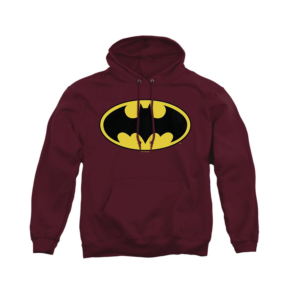 Click here for Batman Mens Classic Logo Pull-Over Hoodie - Maroon prices