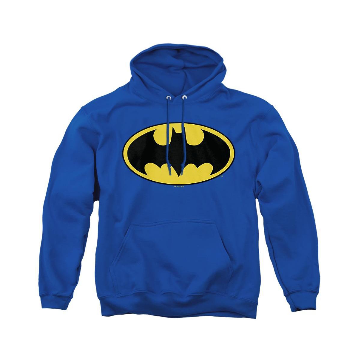 Click here for Batman Mens Classic Logo Pull-Over Hoodie - Royal prices