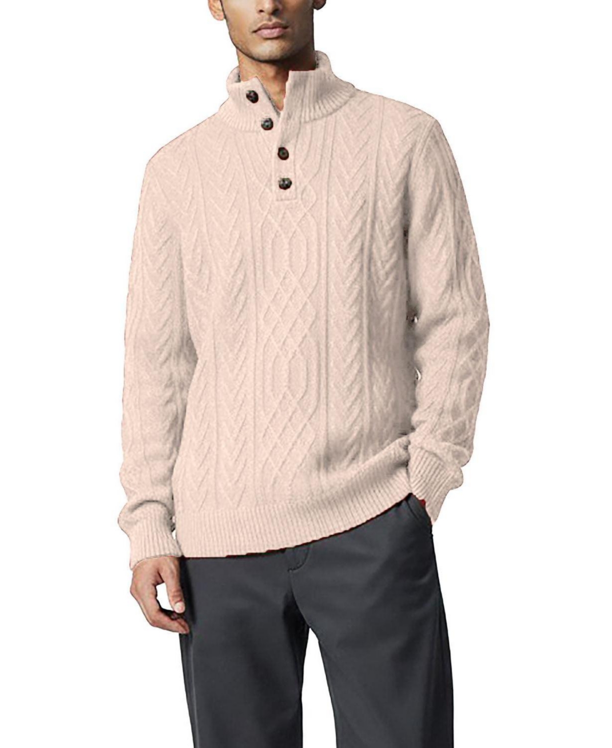 Click here for Hope & Henry Mens Hope and Henry Organic Mock Neck... prices
