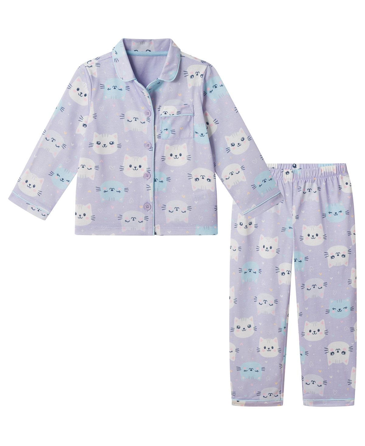 Click here for Andy & Evan Toddler Girls 2T-4T Cat Print Pajama... prices