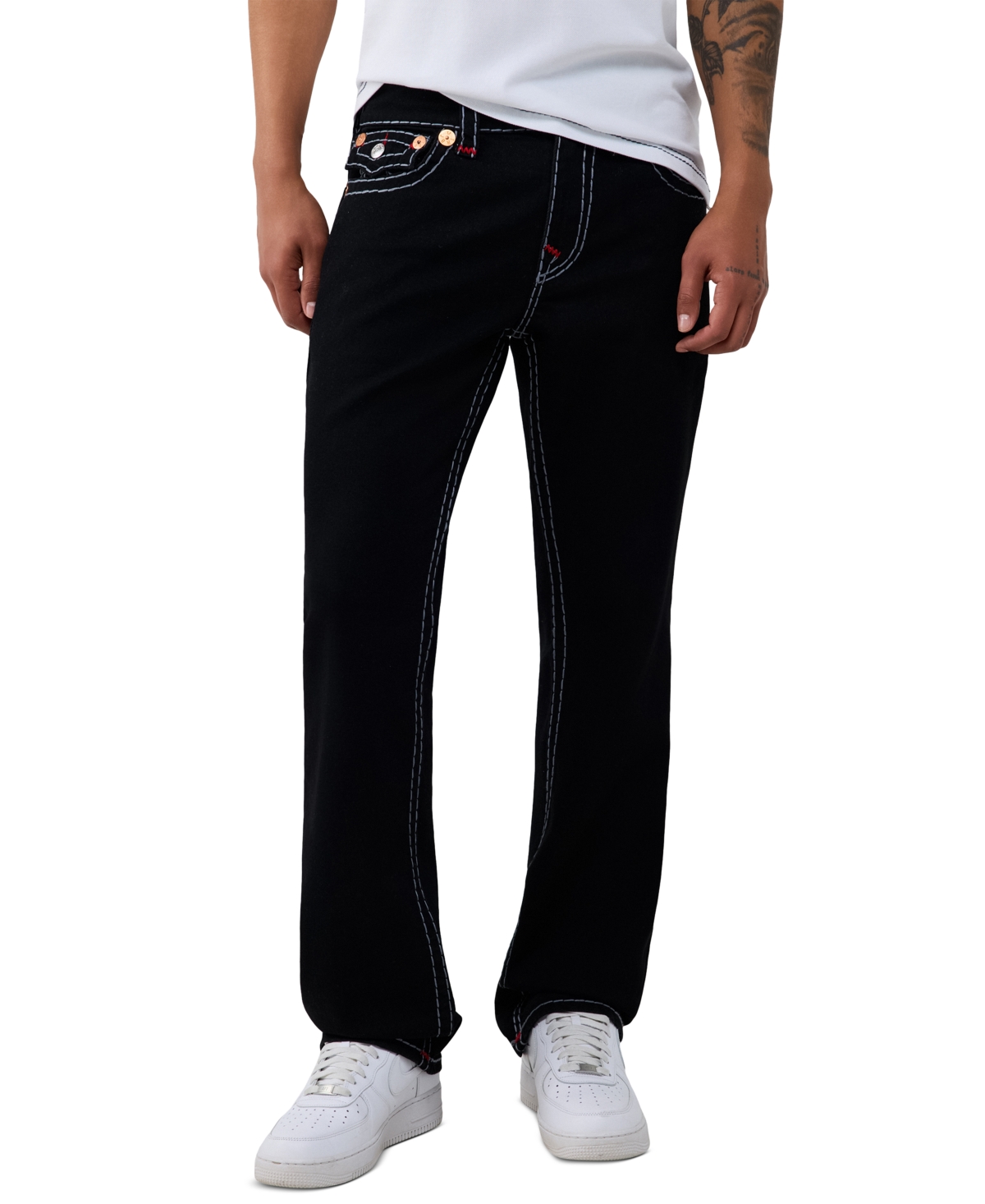 Click here for True Religion Mens Ricky Super T Flap Straight Jea... prices
