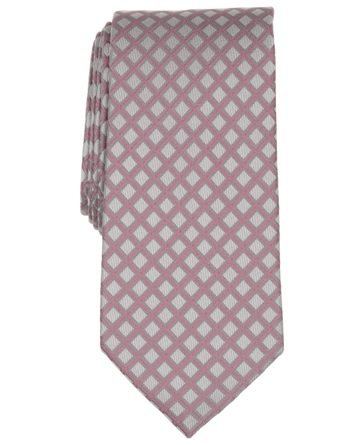 Click here for Michael Kors Mens Binguey Grid Pattern Slim Tie -... prices