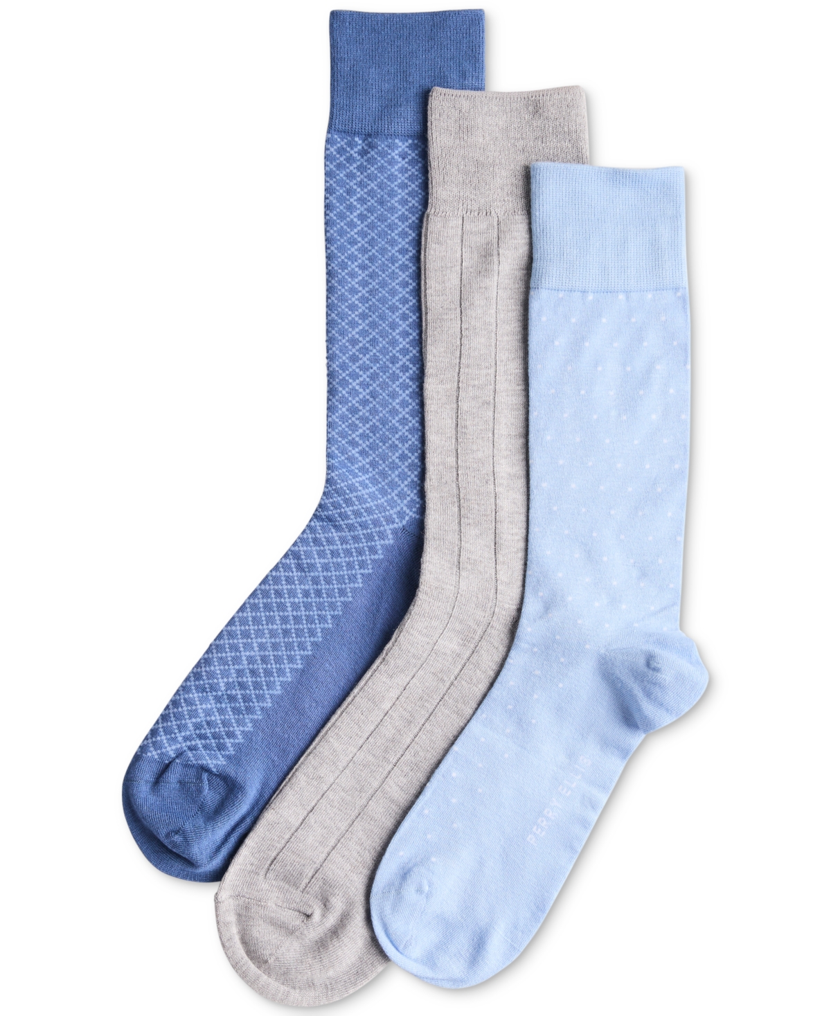 Click here for Perry Ellis Portfolio Mens Fine Pindot Mix Crew So... prices