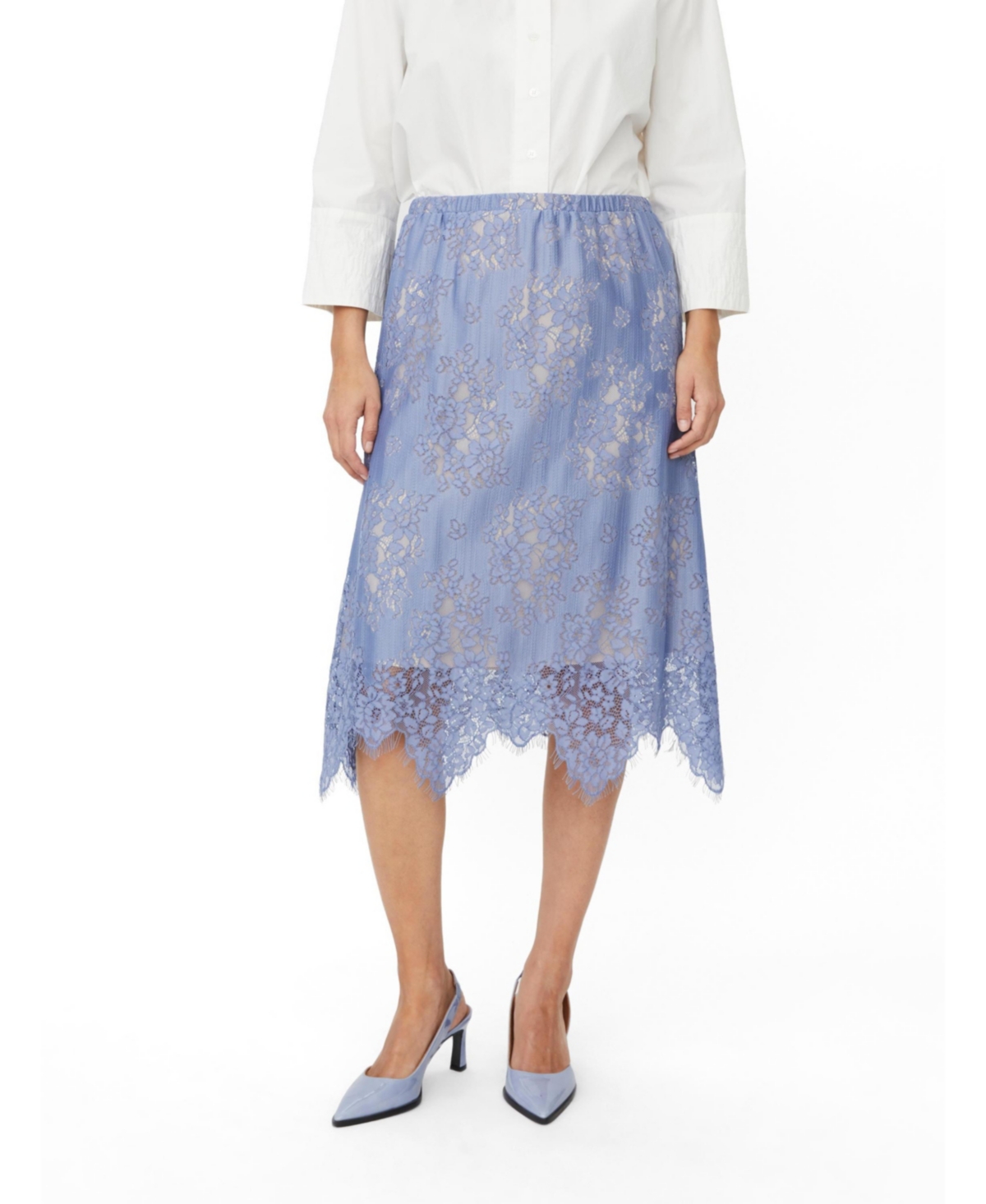 Click here for Masai Copenhagen Womens MaSarivelle Floral-Lace Mi... prices