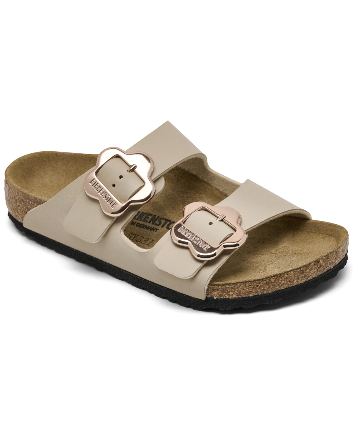 Click here for Birkenstock Big Girls Arizona Birko-Flor Flower Bu... prices
