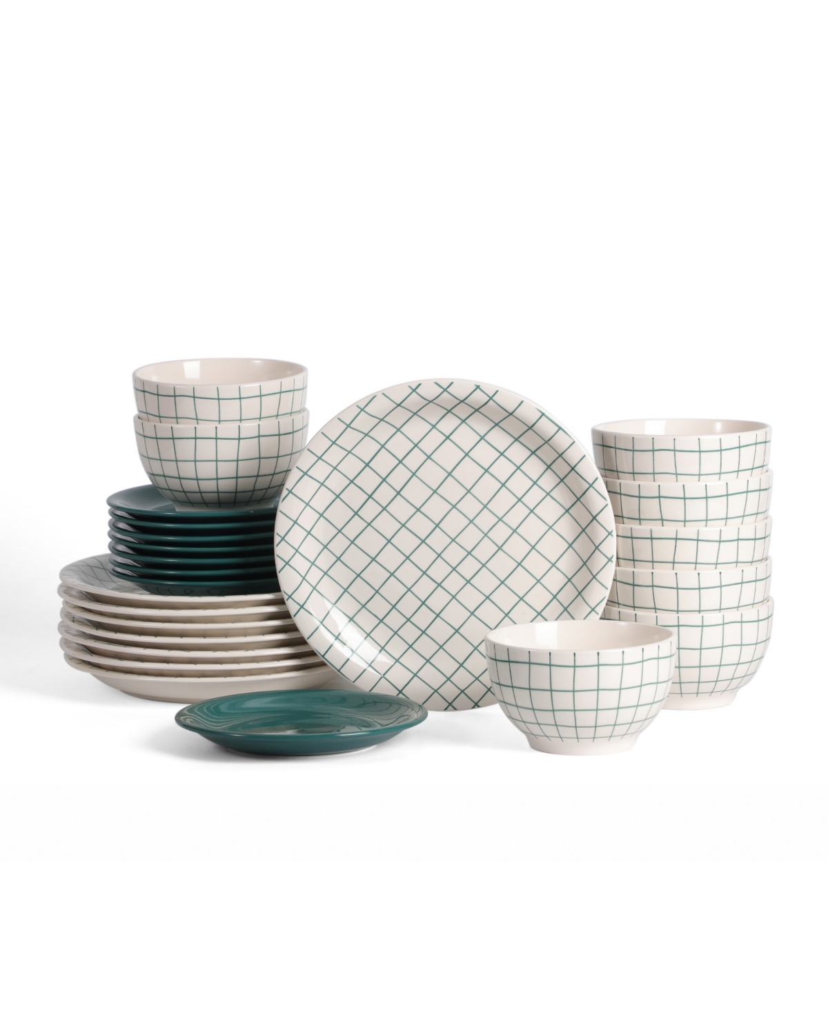 Click here for Stone Lain Ash 24-Piece Dinnerware Set  Service fo... prices