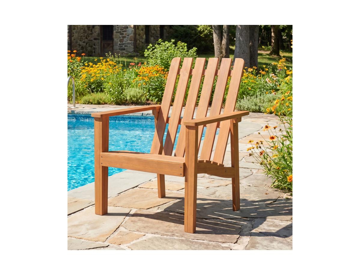 Click here for Sugift Set of 2 Acacia Wood Outdoor Patio Adironda... prices