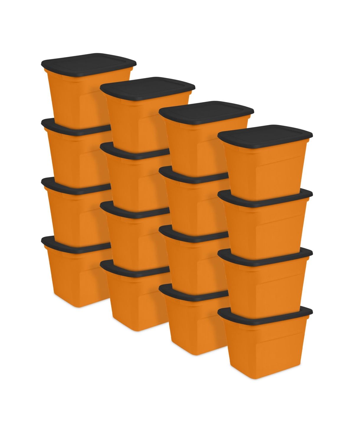 Click here for Sterilite 18 Gallon Orange Plastic Storage Contain... prices