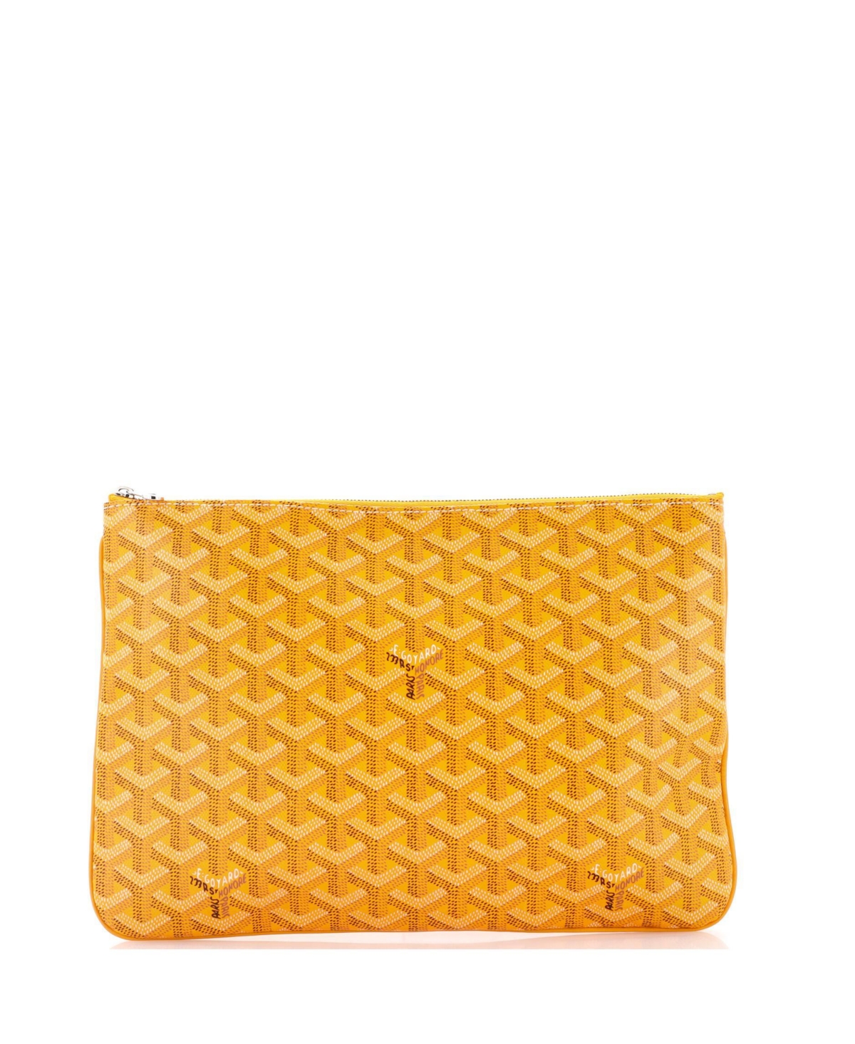 Click here for Pre-Owned Goyard Mm Senat Zip Pouch Coated Canvas... prices