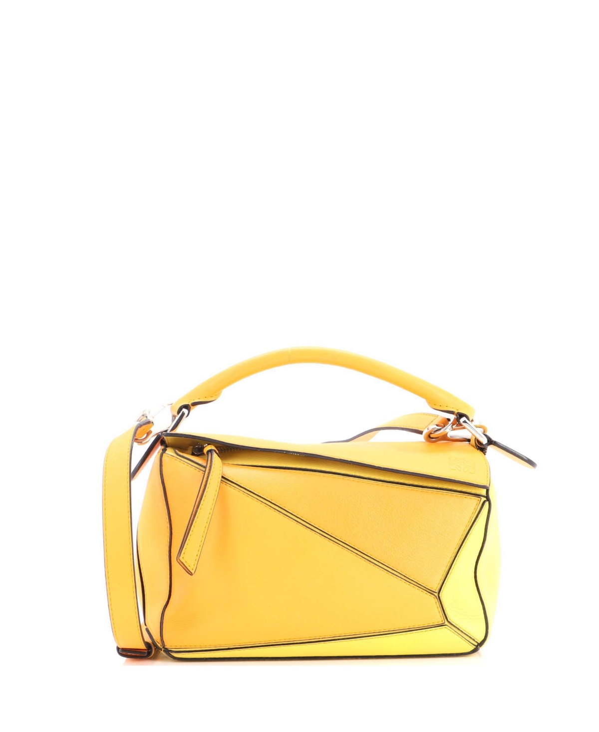Click here for Pre-Owned Loewe Small Puzzle Bag Leather - Orange prices