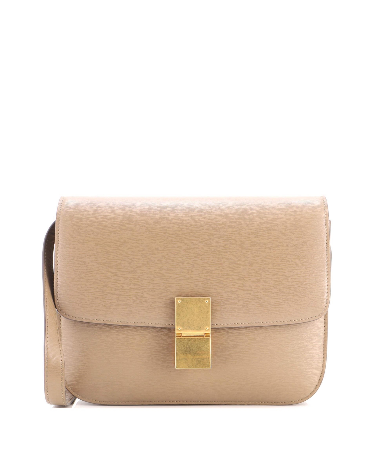 Click here for Pre-Owned Celine Medium Classic Box Bag Grainy Lea... prices