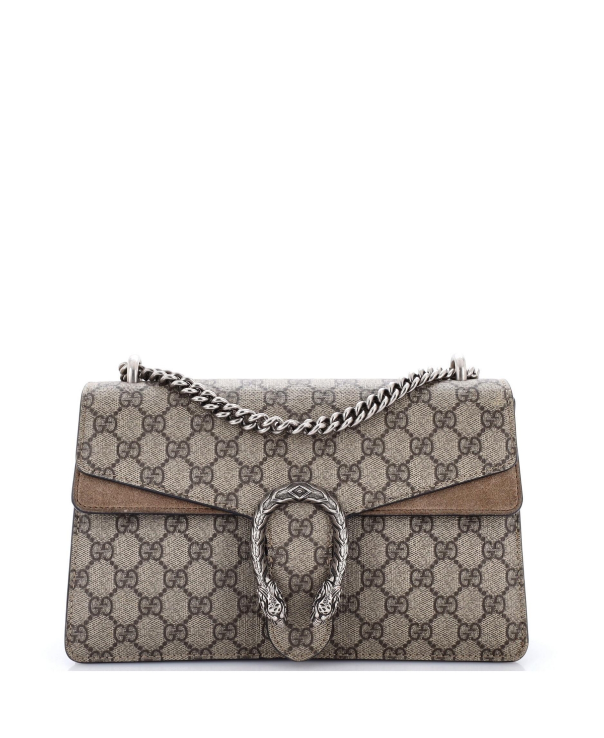 Click here for Pre-Owned Gucci Small Dionysus Bag Gg Coated Canva... prices