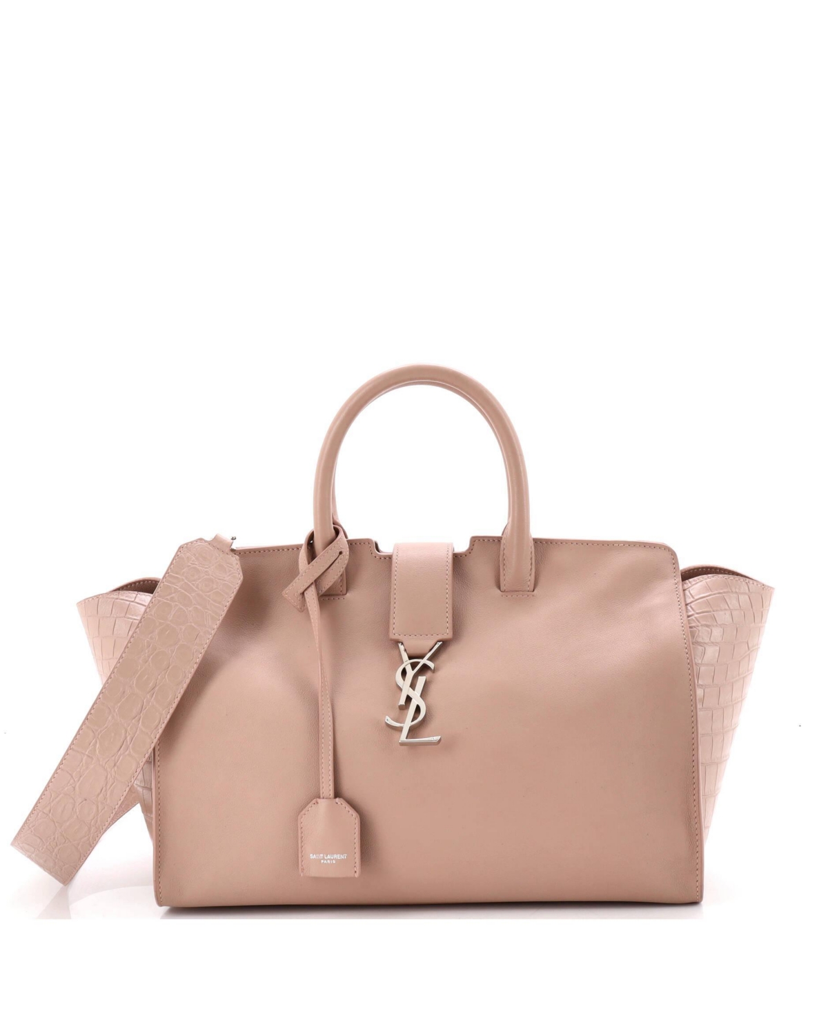 Click here for Pre-Owned Saint Laurent Small Monogram Cabas Downt... prices