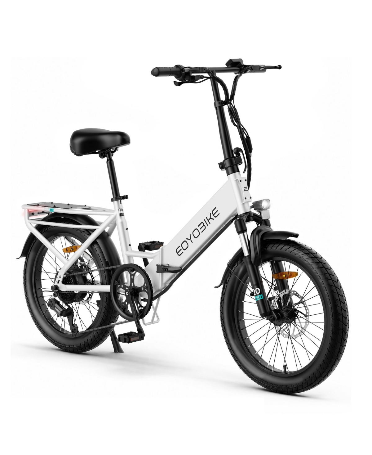 Click here for Mooncool Adults Foldable Electric Bike 20 x 3.0 Fa... prices