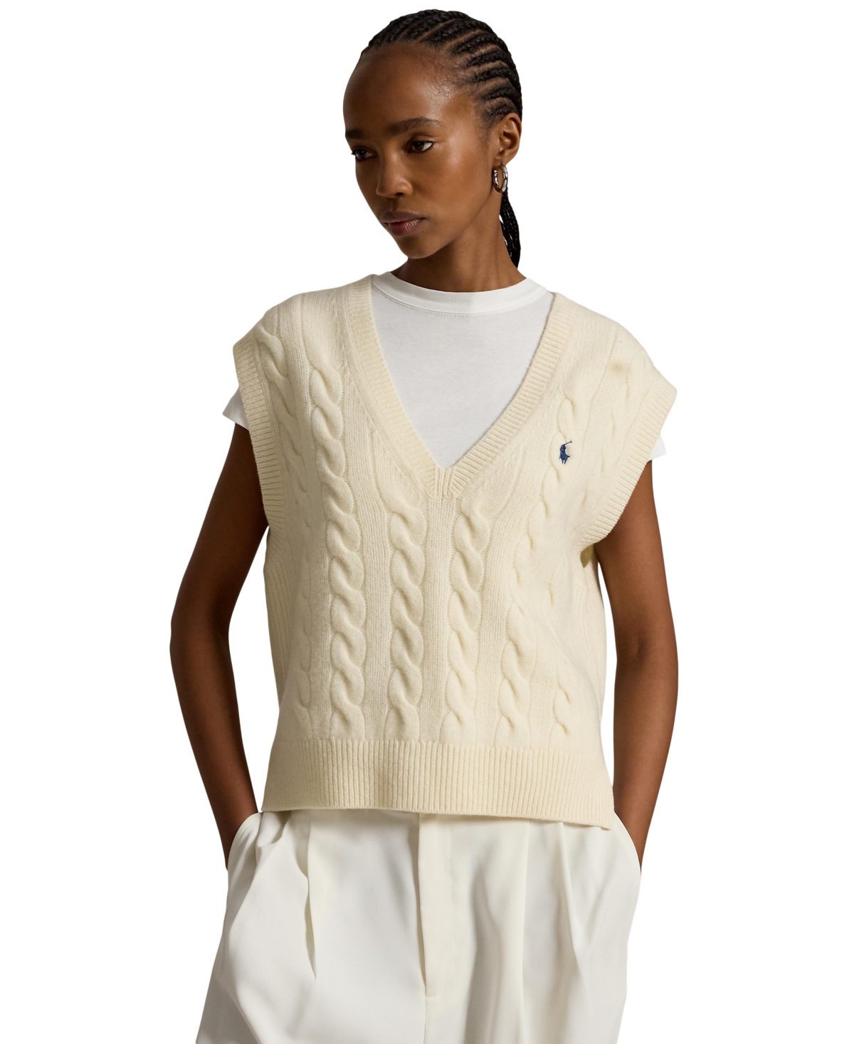 Click here for Polo Ralph Lauren Womens Sleeveless V-Neck Sweater... prices