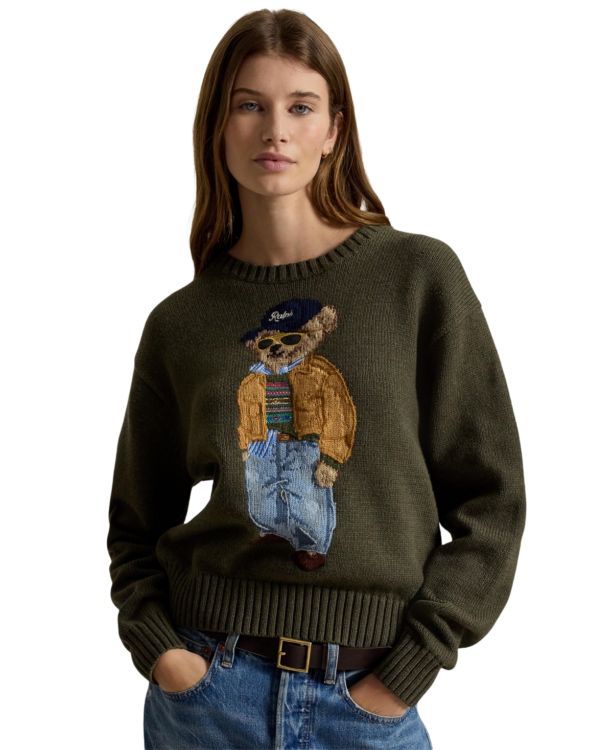 Click here for Polo Ralph Lauren Womens Cotton Crewneck Sweater -... prices