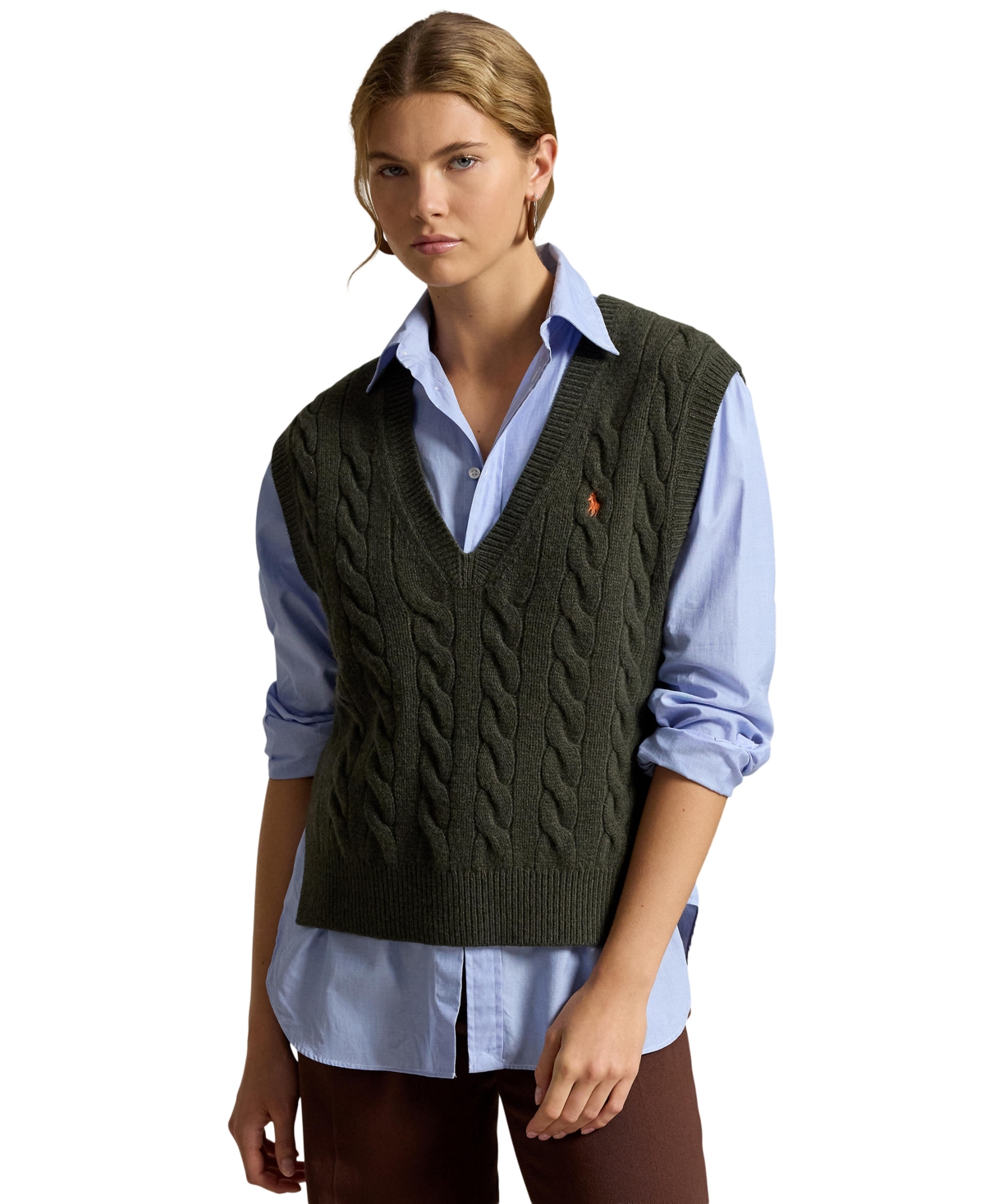 Click here for Polo Ralph Lauren Womens Sleeveless V-Neck Sweater... prices
